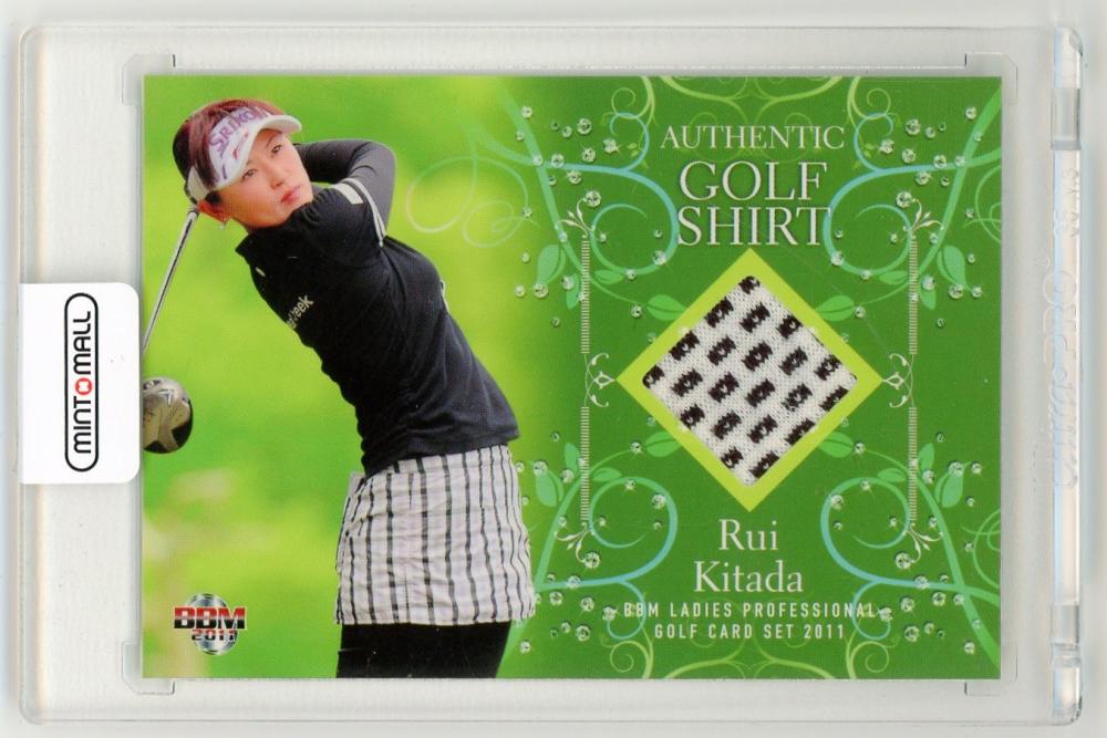 ミントモール / MINT LAB TOKYO店 / 2011 BBM 女子プロゴルフカードセット 「FAIRY ON THE FAIRWAY」 北田瑠衣 メモラビリアカード(ゴルフシャツ ...