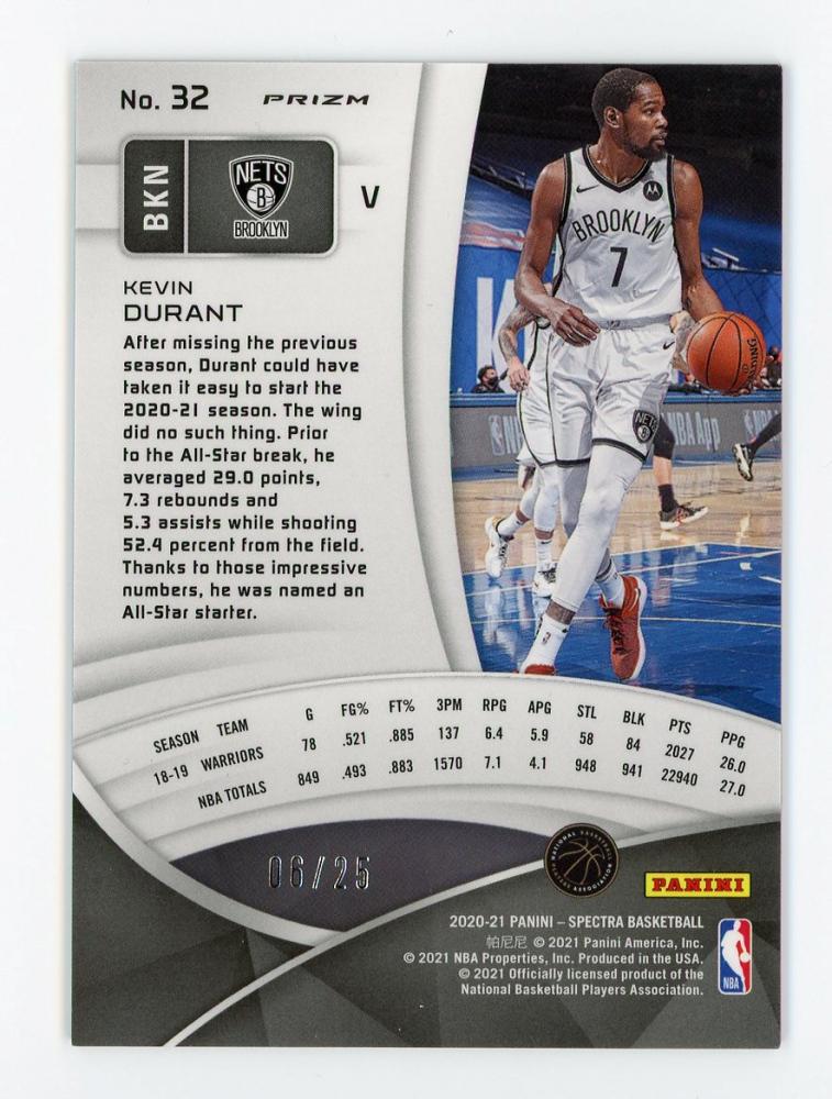 ミントモール / MINT 新宿店 / 2020-21 PANINI Spectra Variations Meta #32 Kevin ...