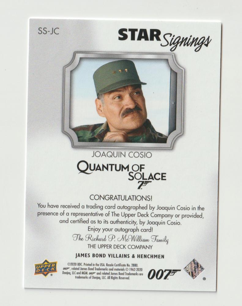 ミントモール / MINT 新宿店 / 2020 UPPER DECK James Bond Villains and Henchmen ...