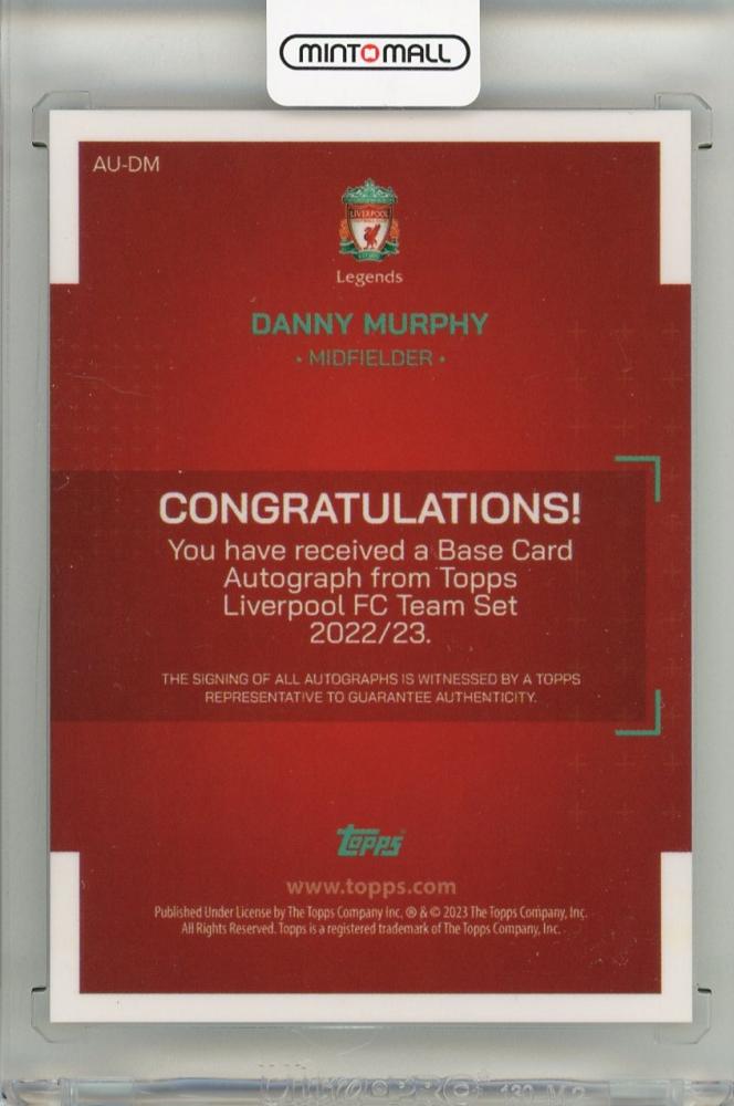 ミントモール / MINT 吉祥寺店 / 2022-23 TOPPS Liverpool FC Team Set Danny Murphy # ...