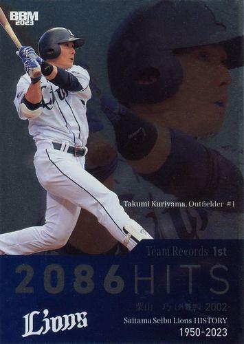 ミントモール / MINT BASE店 (TCシングル通販) / 2023 BBM 埼玉西武ライオンズ ヒストリー1950-2023 #TR2 栗山巧 球団記録 インサートカード