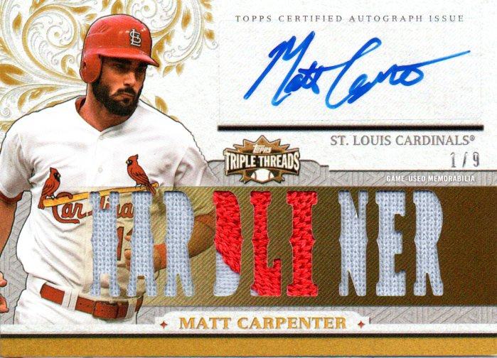 ミントモール / MINT 梅田店 / 2014 TOPPS Triple Threads Matt Carpenter Autograph ...