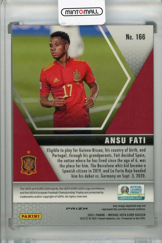 ミントモール / MINT 浦和店 / 2021 Panini Mosaic UEFA Euro 2020 Spain Ansu Fati Euro Base Mosaic(パラレル版)