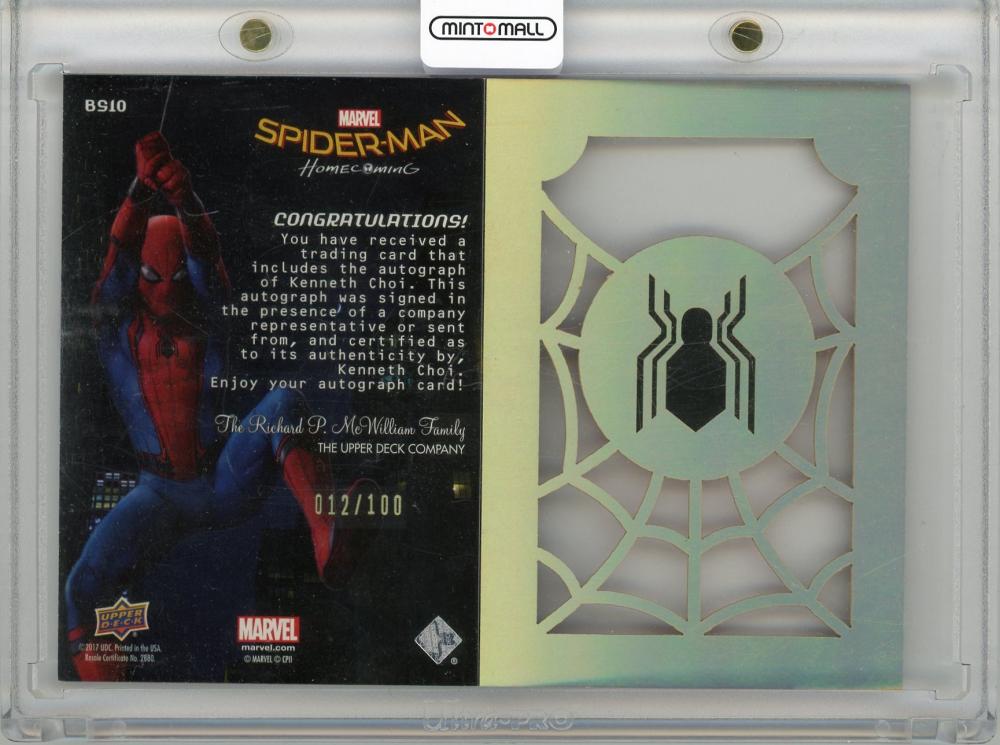 ミントモール / MINT 新宿店 / 2017 UPPER DECK Spider-Man Homecoming Autographed ...