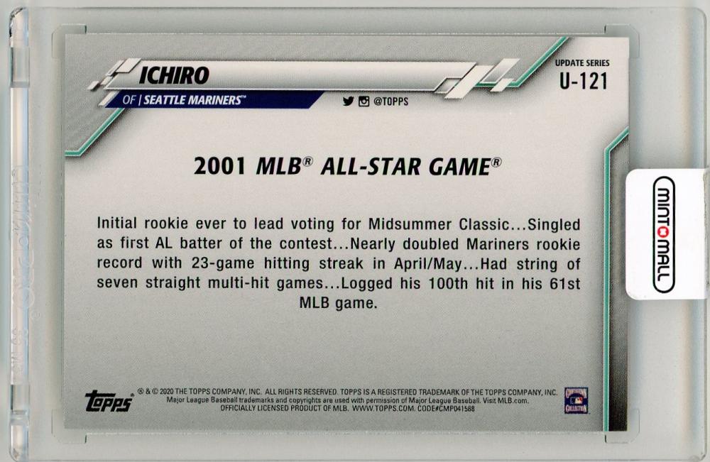 ミントモール / MINT LAB TOKYO店 / 2020 Topps Update Rainbow Foil U-121 Ichiro ...