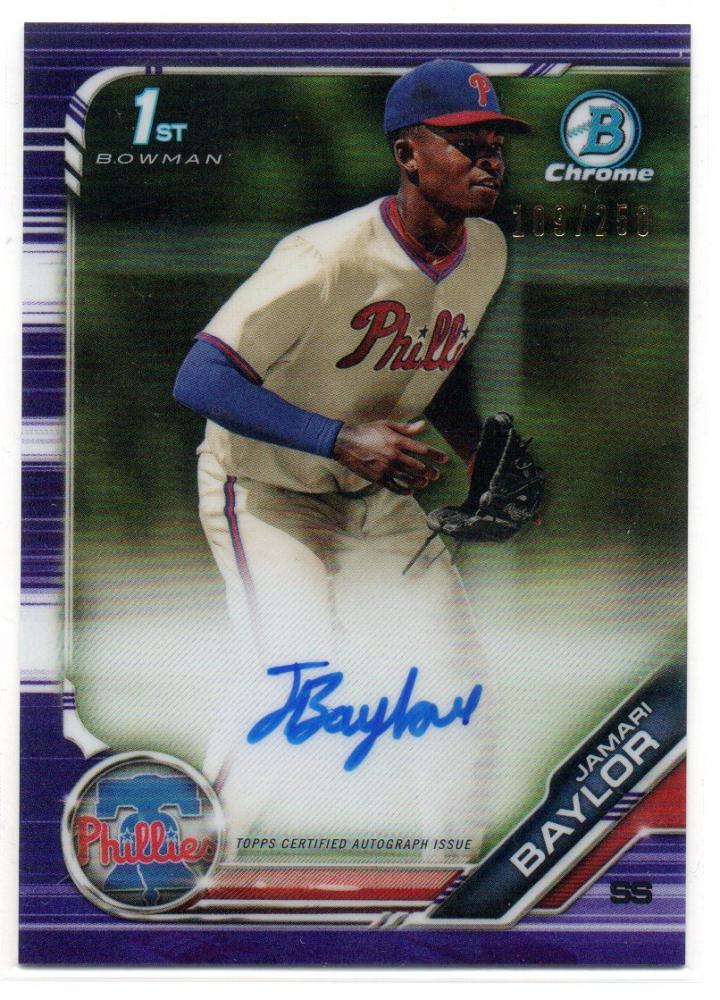 ミントモール / MINT 三宮店 / 2019 Bowman Chrome 1st Jamari Baylor Autographs ...