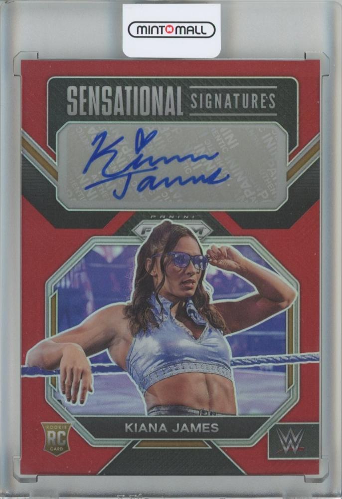 ミントモール / MINT 池袋店 / 2023 Panini Prizm WWE Kiana James Sensational Signatures Red Prizms 42/99