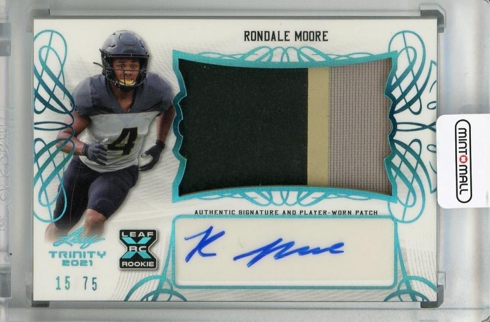 ミントモール / MINT 浦和店 / 2021 Leaf Trinity Rondale Moore Patch Autographs ...