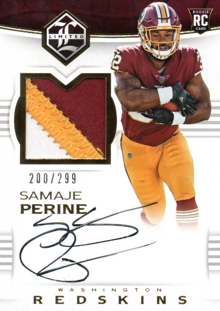 ミントモール / MINT 梅田店 / 2017 PANINI Limited Samaje Perine Autograph & Patch ...