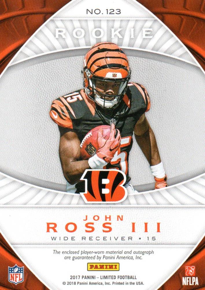ミントモール / MINT 梅田店 / 2017 PANINI Limited John Ross Autograph & Patch (RC ...