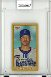 ミントモール / MINT 立川店 / 2023 TOPPS NPB 206 ベースボールカード 横浜 桑原将志 Mini Base Gold Foil Parallel 34/50 ※角ダメージ有り