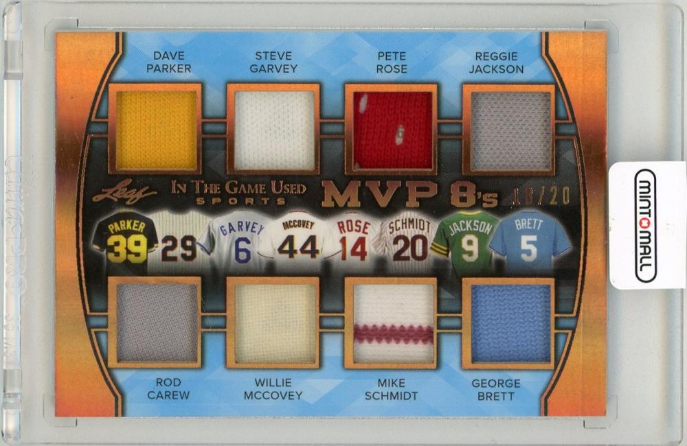 ミントモール / MINT LAB TOKYO店 / 2018 Leaf in the Game Used Sports MVP 8's Jersey Card #MVP8-09 Dave ...