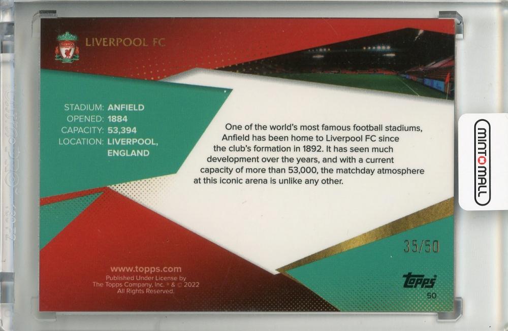 ミントモール / MINT 吉祥寺店 / 2021-22 TOPPS Liverpool FC Team Anfield Stadium ...