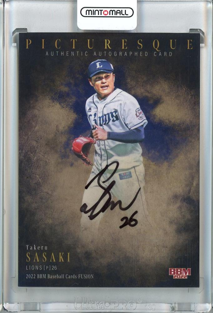 ミントモール / MINT 池袋店 / 2022 BBM FUSION 埼玉西武 佐々木健 Picturesque 直筆サインカード 03/30