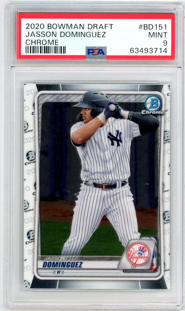 ミントモール / MINT 池袋店 / 2020 Bowman Draft Baseball New York Yankees Jasson Dominguez Base Chrome, PSA 9