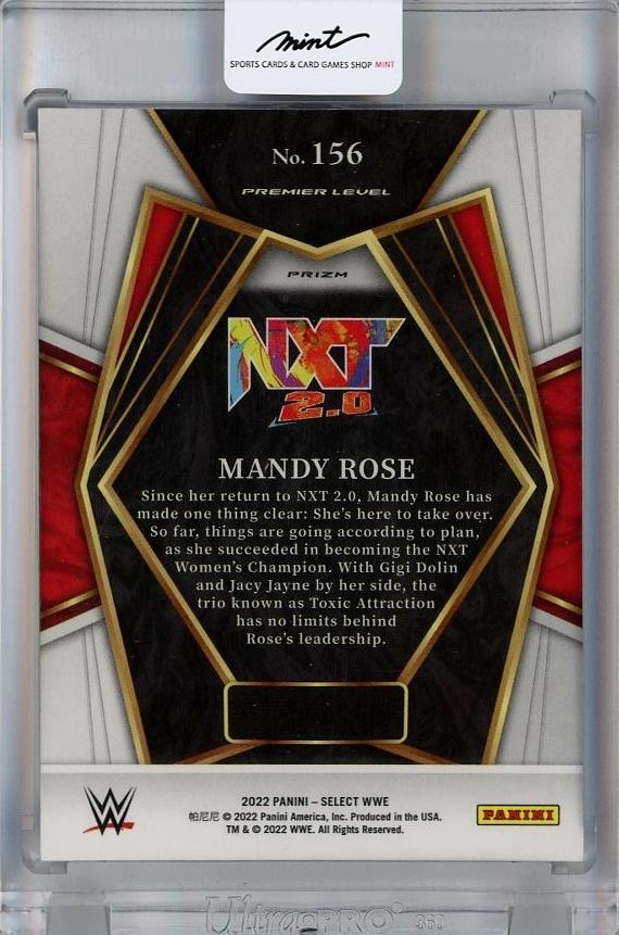 ミントモール / MINT 千葉店 / 2022 Panini Select WWE Mandy Rose Zebra #156