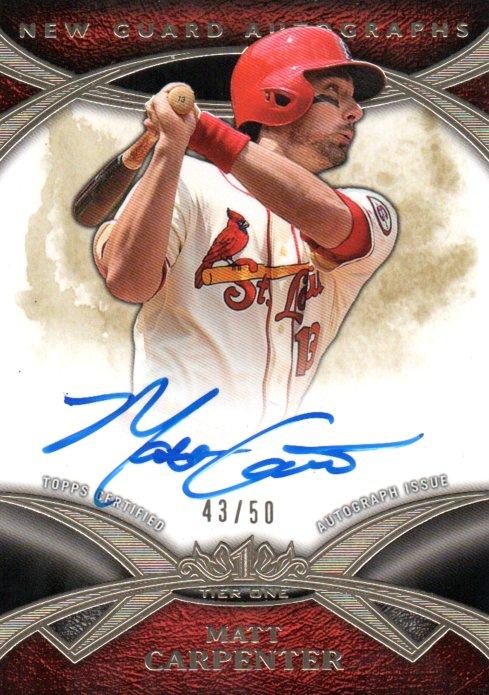 ミントモール / MINT 梅田店 / 2014 TOPPS Tier One Matt Carpenter Autograph 43/50
