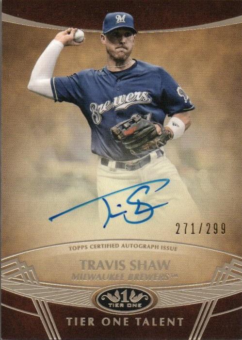 ミントモール / MINT 梅田店 / 2019 TOPPS Tier One Travis Shaw Autograph 271/299