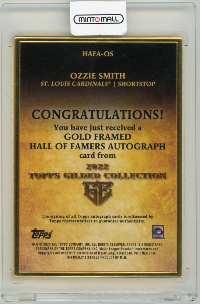 ミントモール / MINT LAB TOKYO店 / 2022 Topps Gilded Collection Gold Framed ...