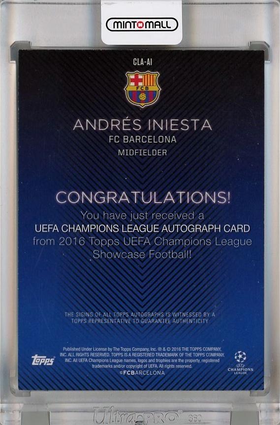 ミントモール / MINT 千葉店 / 2015-16 Topps UEFA Champions League Showcase Andres ...