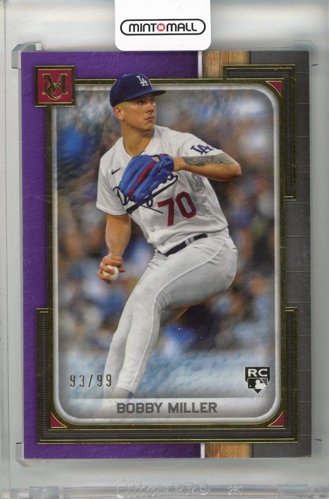 ミントモール / MINT 新宿店 / 2023 TOPPS Museum Collection Amethyst #22 / Bobby Miller Los Angeles Dodgers ...