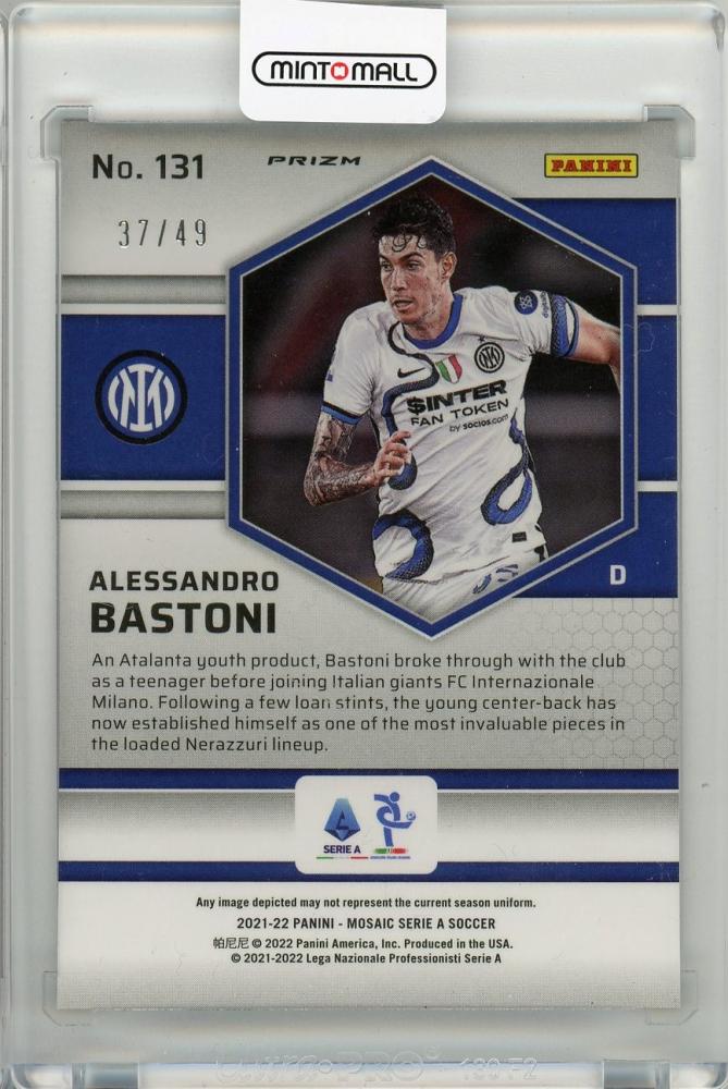 ミントモール / MINT 吉祥寺店 / 2021-22 PANINI Mosaic Serie A Soccer FC Internazionale Milano Alessandro ...