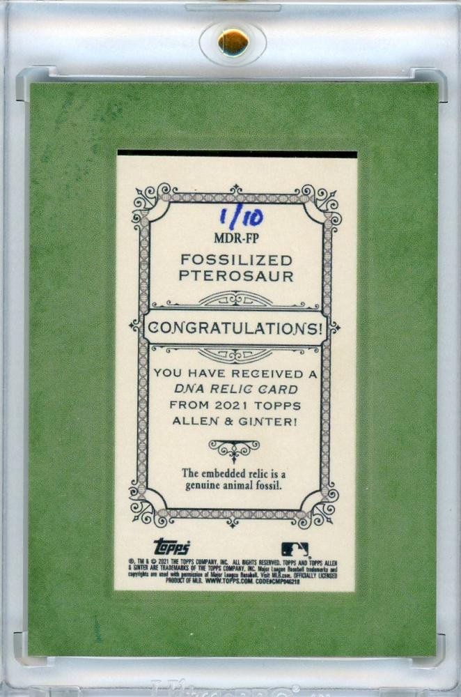 ミントモール / MINT 池袋店 / 2021 Topps Allen & Ginter Baseball Fossilized ...