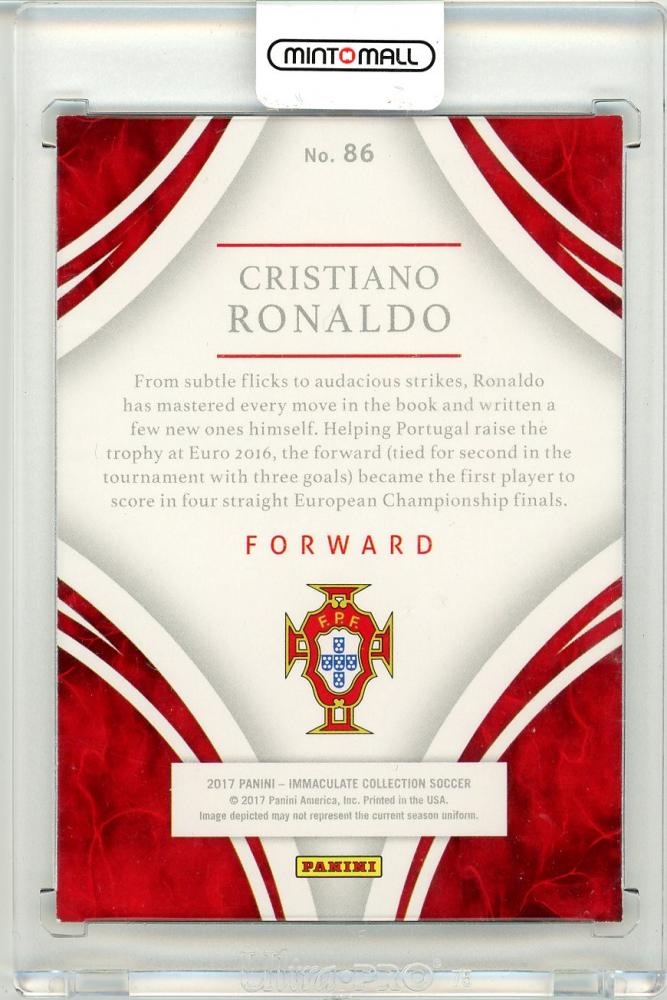 ミントモール / MINT 渋谷店 / 2017 PANINI IMMACULATE COLLECTION Cristiano Ronaldo ...