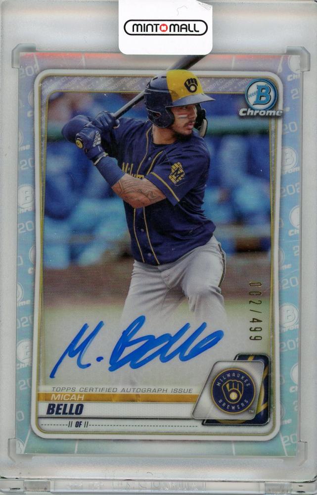 ミントモール / MINT 三宮店 / 2020 Topps Bowman Chrome Micah Bello Autographs 002/499