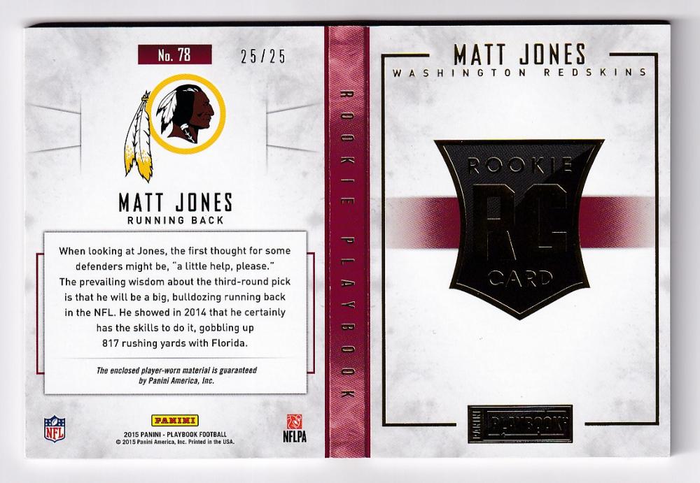 ミントモール / MINT 新宿店 / 2015 PANINI Playbook Gold Parallel Jersey Matt ...