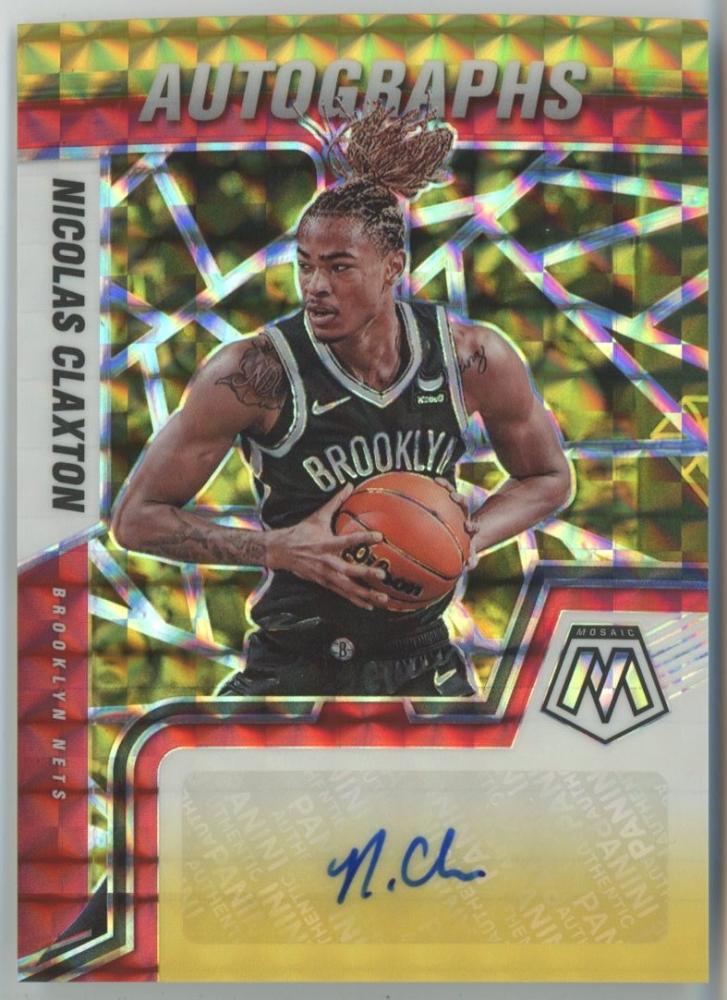 ミントモール / MINT 池袋店 / 2021-22 Panini Mosaic Nicolas Claxton Autographs