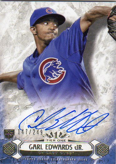 ミントモール / MINT 梅田店 / 2016 TOPPS TIER ONE CARL EDWARDS JR. 直筆サインルーキーカード ...